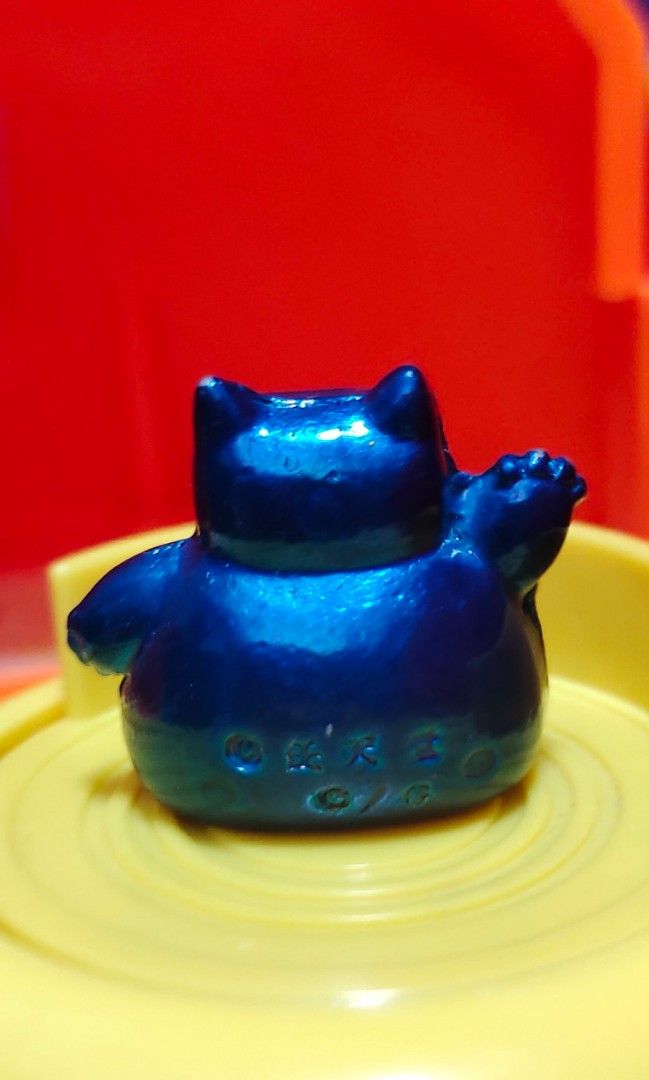 Pokemon SNORLAX Blue Metal Collection Mini Figure 1" Diecast Toy Gacha ...