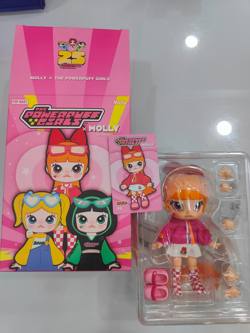 (WTS/WTT) Pop Mart Molly x Powerpuff Girls BJD Action Figure Doll ...
