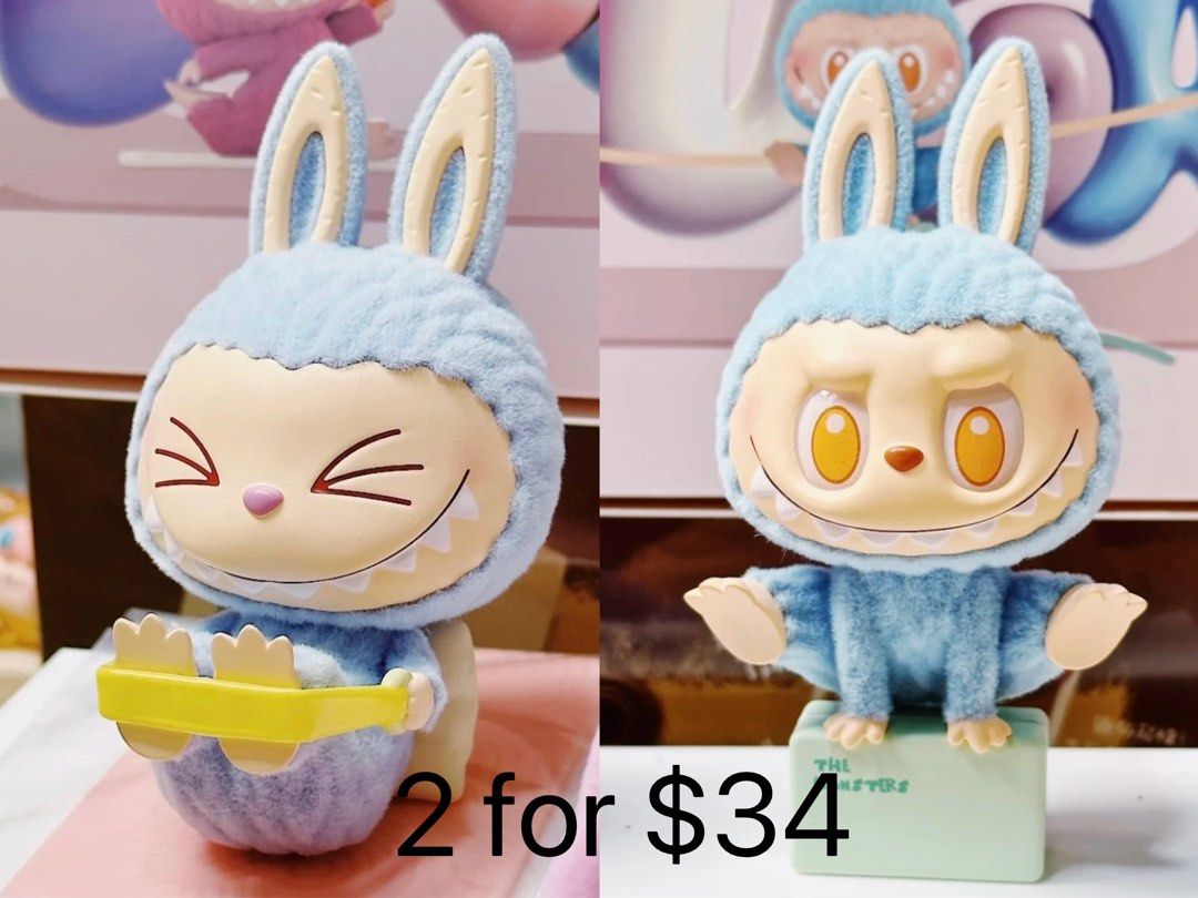 Popmart Labubu yoga as a set of $34, Hobbies & Toys, Toys & Games on ...