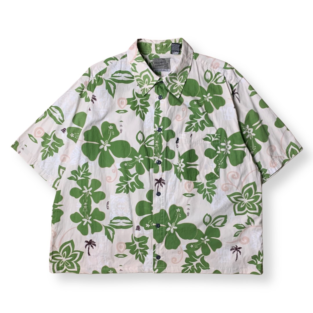 Printed beach boxy fit cropped mens shirt, Men's Fashion, Tops & Sets ...