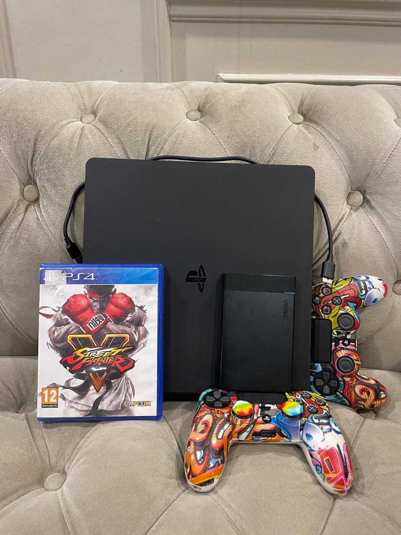 PS4 Slim (external storage 500GB), Video Gaming, Video Game Consoles ...