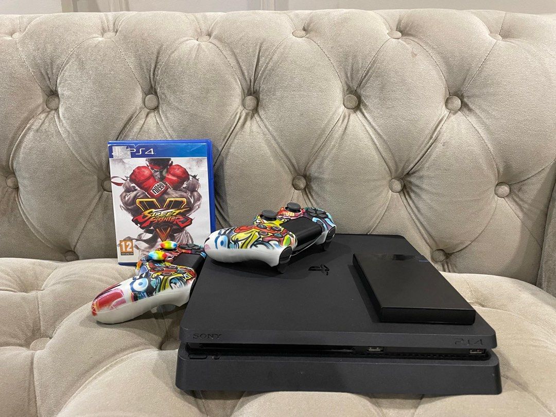 PS4 Slim (external storage 500GB), Video Gaming, Video Game Consoles ...