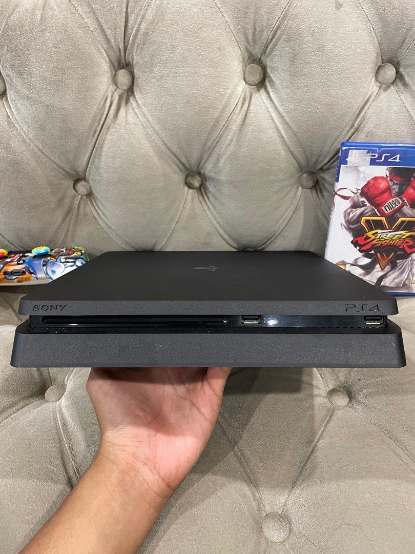 PS4 Slim (external storage 500GB), Video Gaming, Video Game Consoles ...