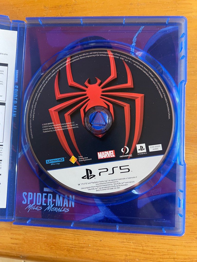 Ps5 Cd (Used) Spiderman Miles Morales, Video Gaming, Video Games ...