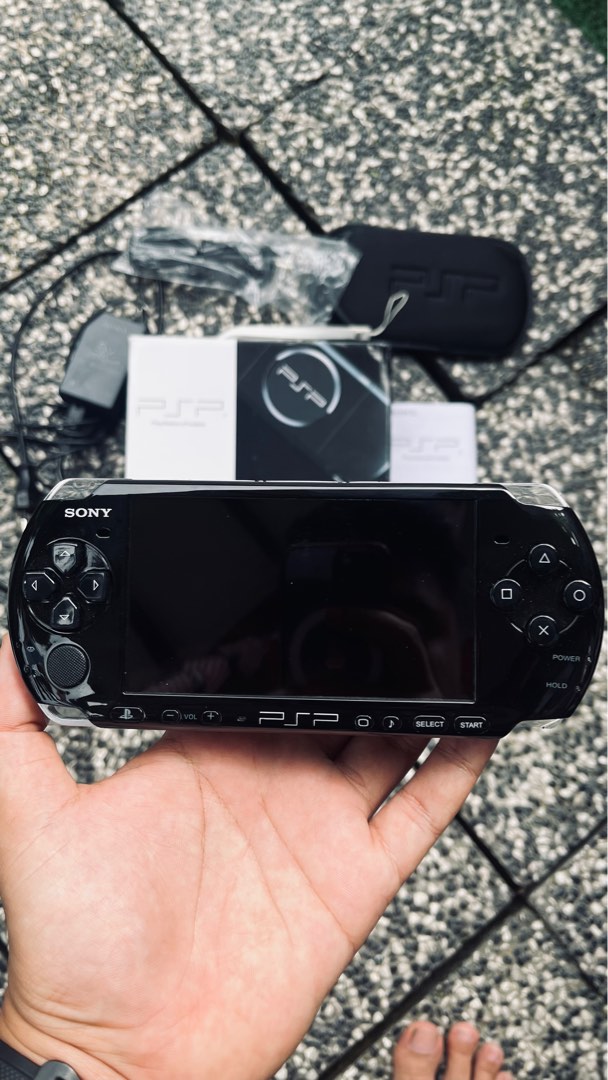 PSP 3000 Black Full Set And 30 Game, Video Gaming, Video Game Consoles, PlayStation on Carousell