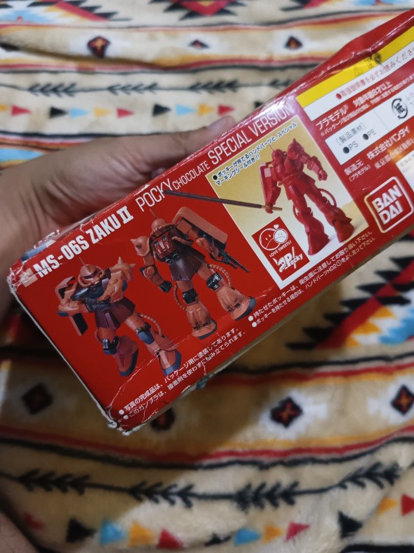 rare Gunpla X Pocky Zaku2 special version kit, Hobbies & Toys, Toys ...