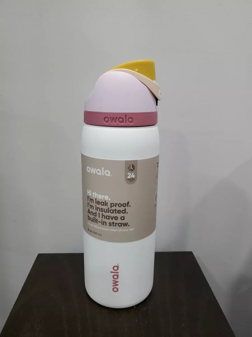 Rare Owala Freesip 32oz Warna Blushing Ballerina, Olah Raga ...
