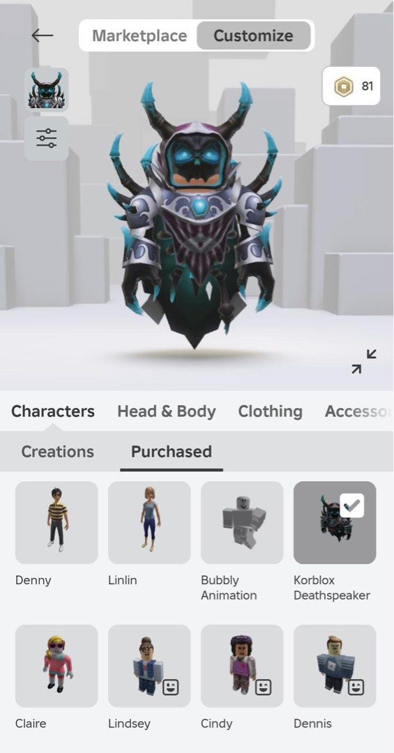 Roblox Korblox Account 斷腳（隨機）, 電子遊戲, 遊戲機配件, 遊戲禮物卡及帳戶 - Carousell