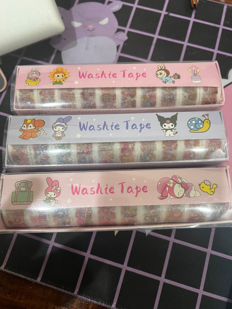 Sanrio Labubu Washi Tape, Hobbies & Toys, Stationery & Craft ...