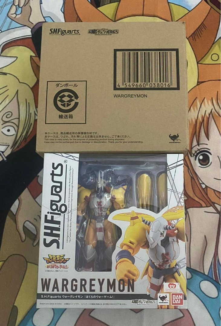 S.H figuarts SHF Wargreymon Our War Game Digimon, Hobbies & Toys, Toys & Games on Carousell