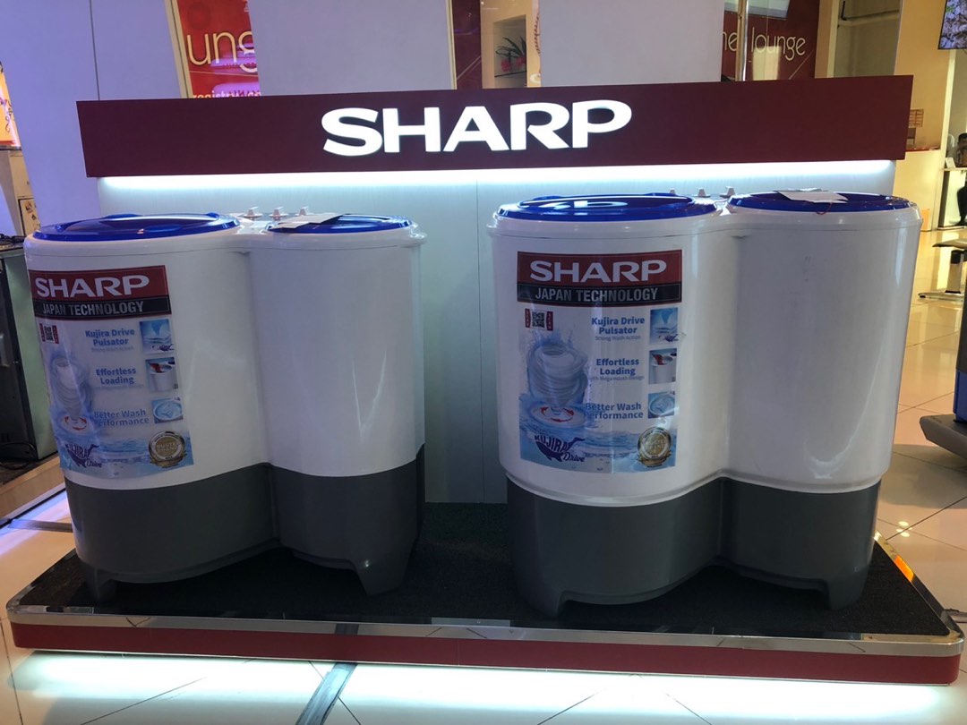 SHARP TWIN TUB WASHING MACHINE, TV & Home Appliances, Washing Machines ...