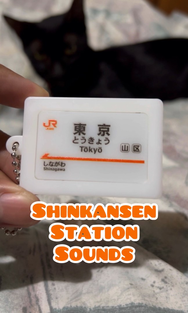 Shinkansen Station Signs Sounds Keychain, Hobbies & Toys, Toys & Games ...