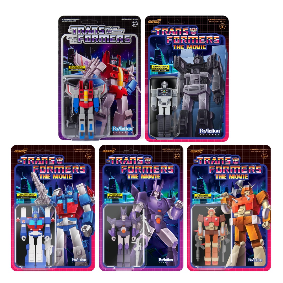 Super7 Transformers Wreck-Gar - 3.75" Cyclonus, Ultra Magnus ...