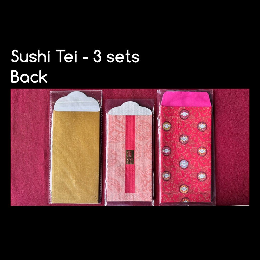 Sushi Tei Red Packets / 2024 Lexus / 2024 Coffee Bean & Tea Leaf / 2024 ...