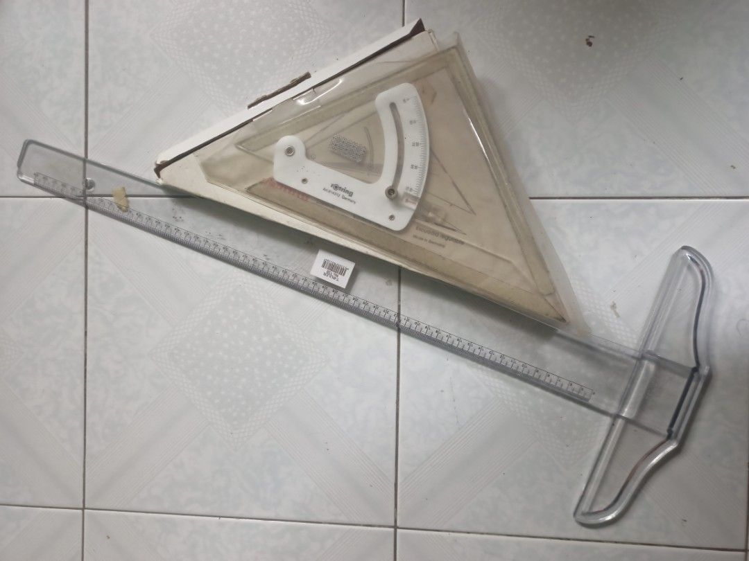 T- square & Adjustable Set Square, Hobbies & Toys, Stationery & Craft ...