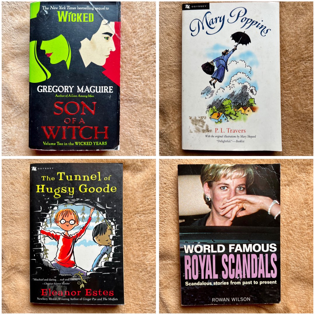 Take All Books (Wicked Sequel-Son of a Witch, Mary Poppins, The Tunnel ...