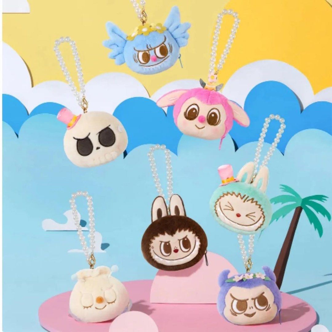 THE MONSTERS Labubu Party Series Reversible Plush Toy [Assorted Box ...