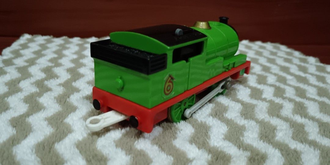 Tomy Plarail Thomas and friends Custom Tired Face percy, Hobbies & Toys ...