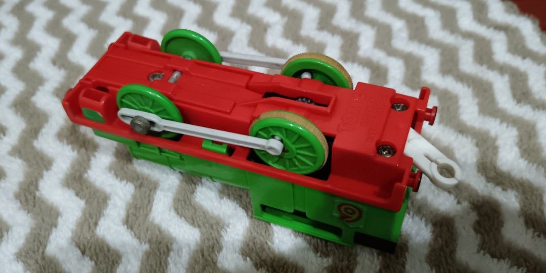 Tomy Plarail Thomas and friends Custom Tired Face percy, Hobbies & Toys ...