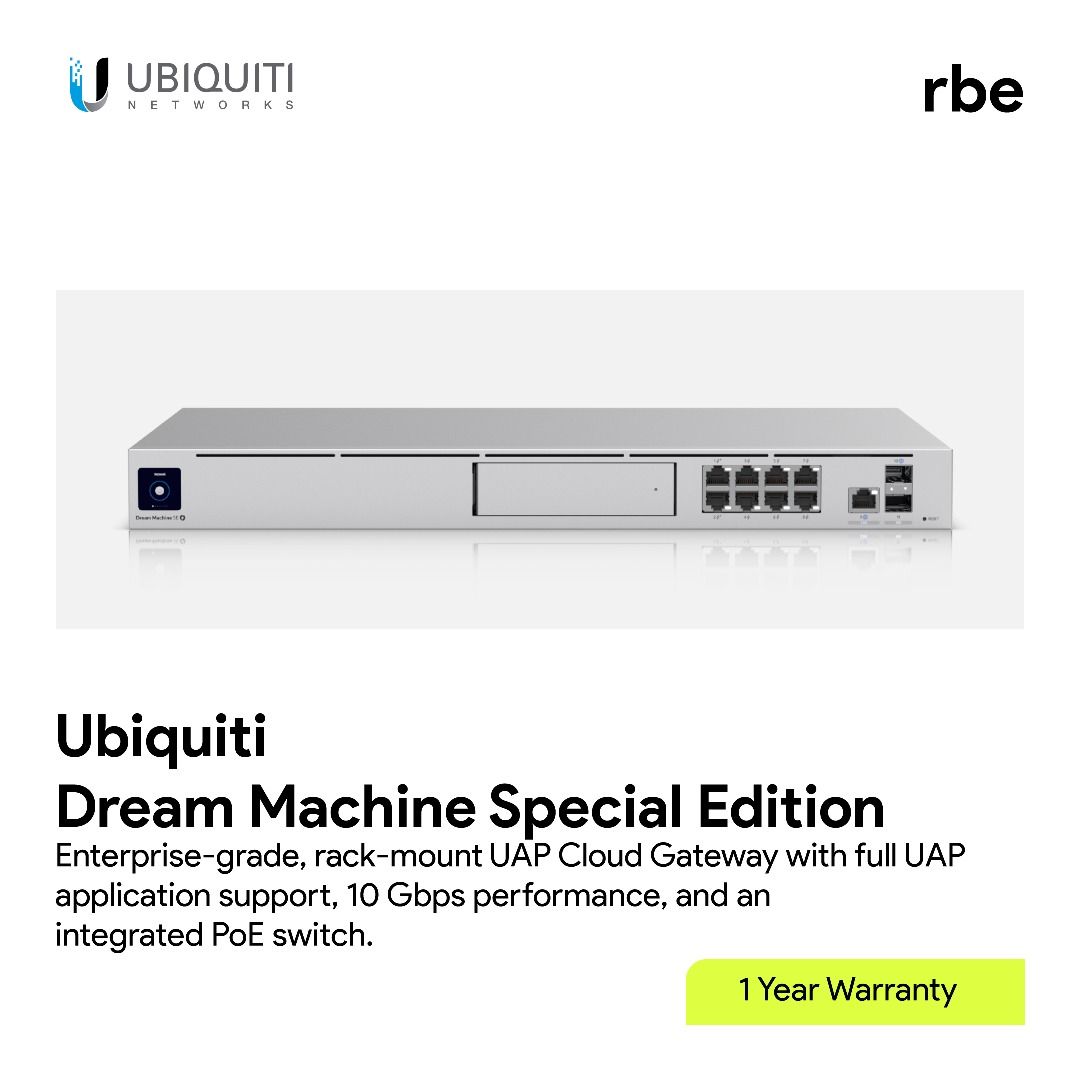 Ubiquiti Dream Machine Special Edition (UDM-SE) | Enterprise-grade ...
