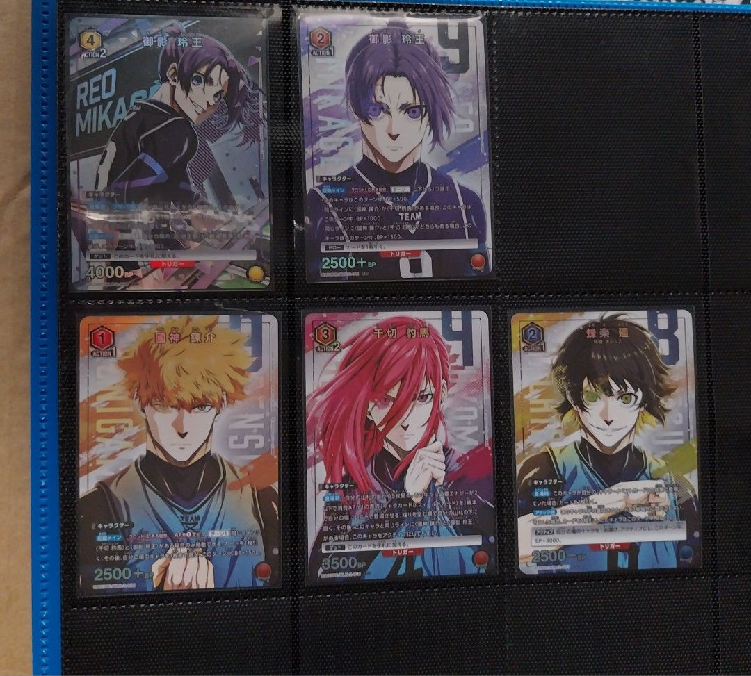 Union arena bluelock tcg reo hyoma kunigami bachira anime blue lock ...