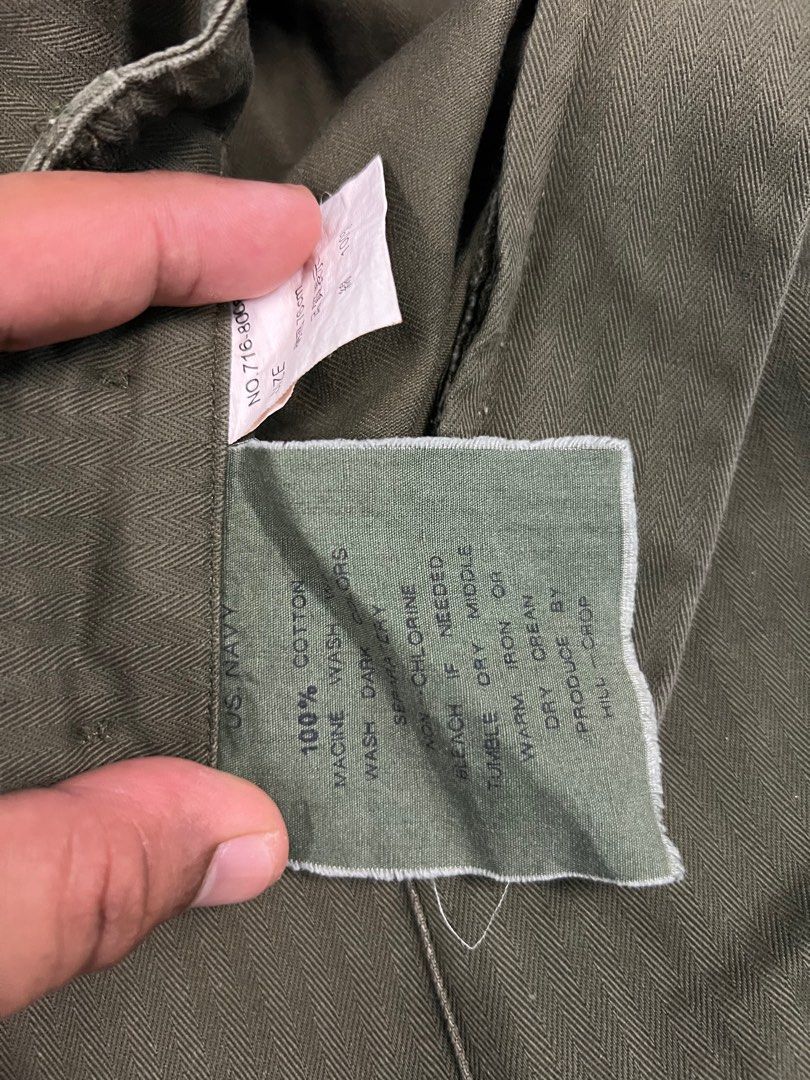 US Navy Monkey Pant, Men's Fashion, Bottoms, Trousers on Carousell