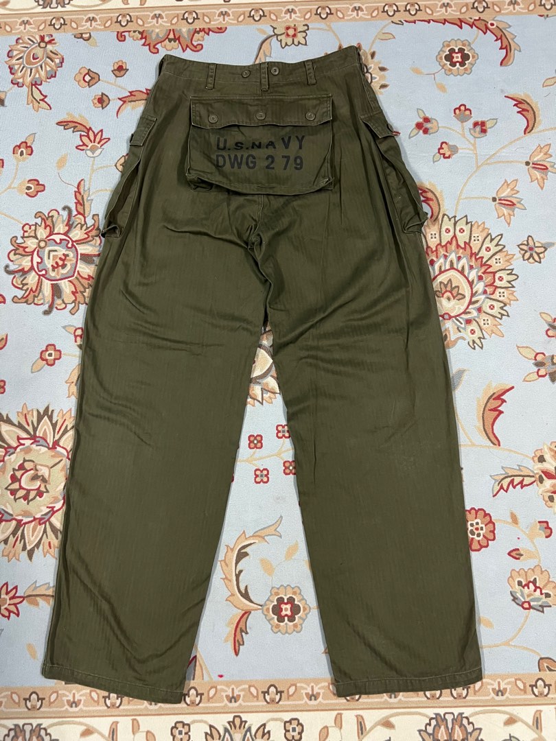 US Navy Monkey Pant, Men's Fashion, Bottoms, Trousers on Carousell