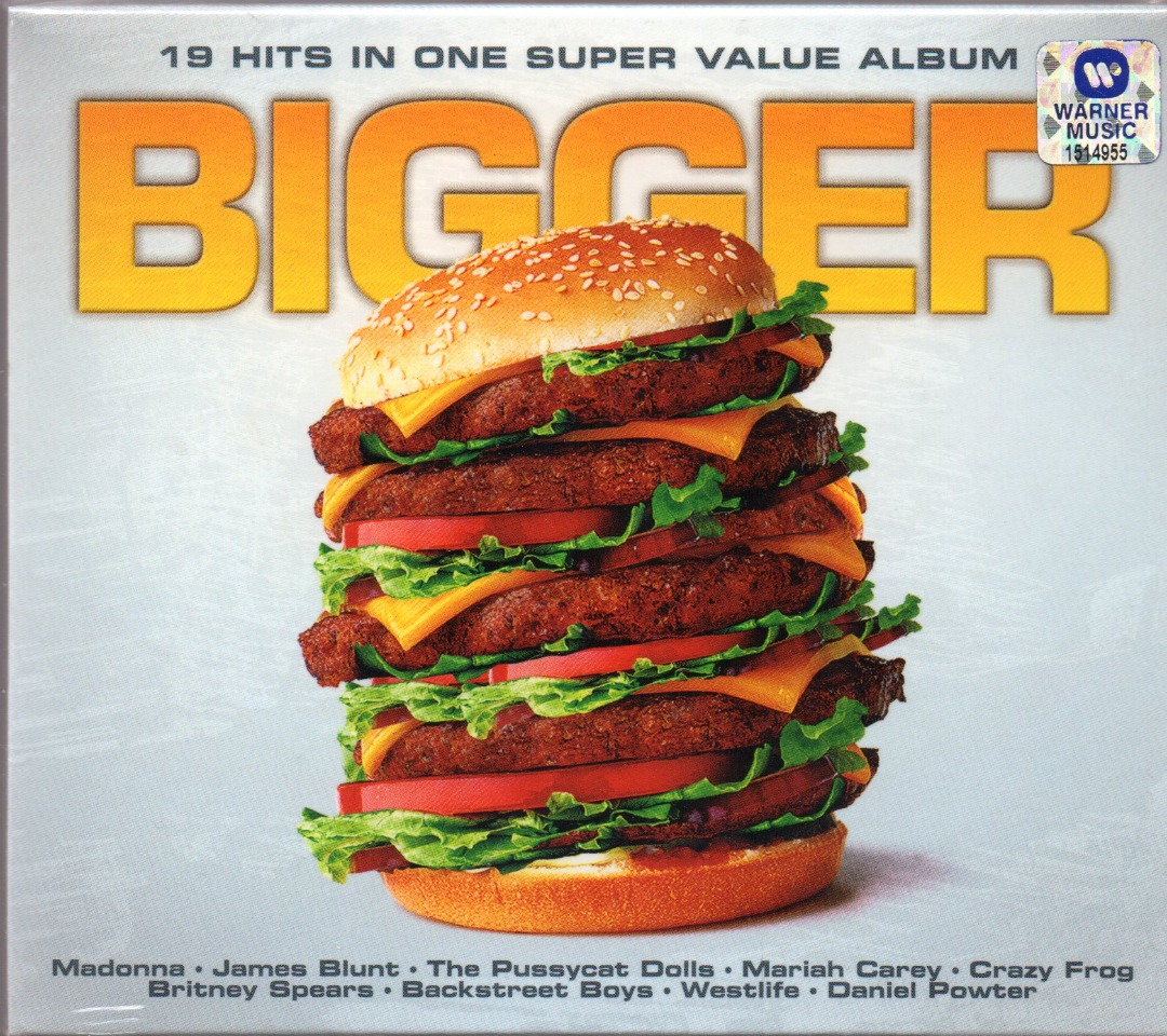 V.A. - Bigger: 19 Hits In One Super Value Album CD, Hobbies & Toys ...