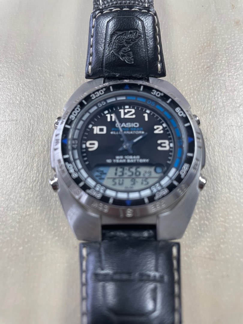 Vintage Casio Fishing Gear AMW-700, Men's Fashion, Watches ...