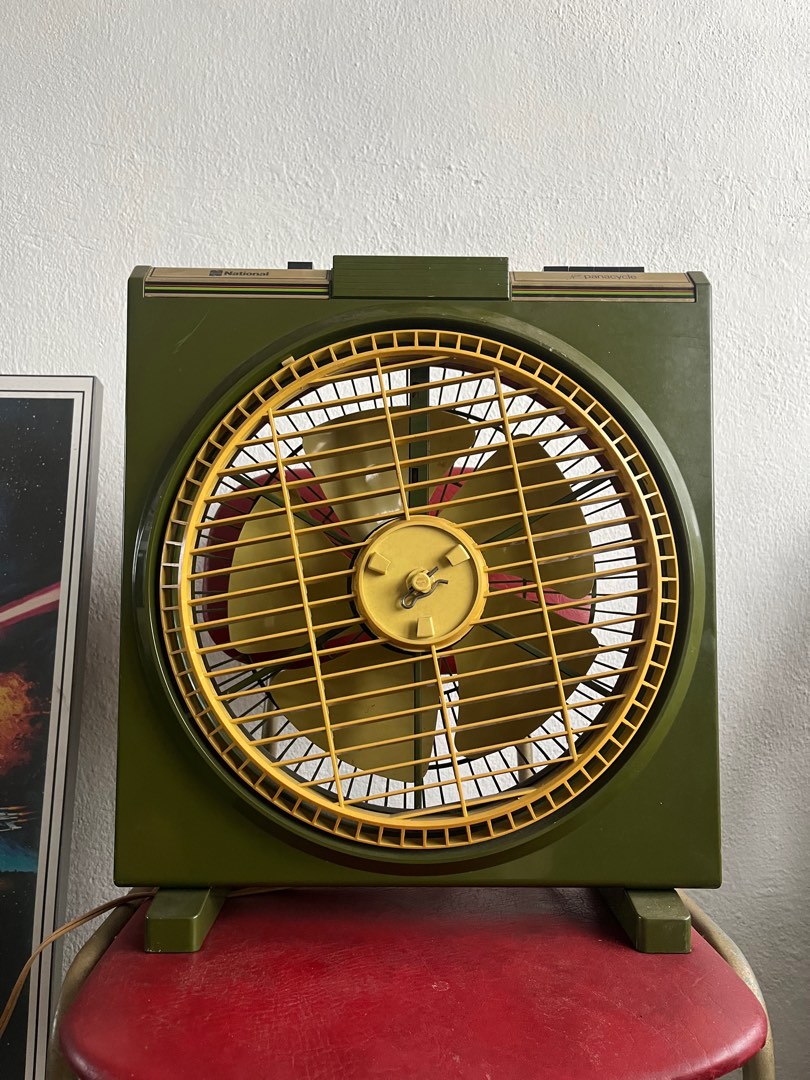 VINTAGE 1980 KIPAS LAMA TABLE FANS NATIONAL, Furniture & Home Living ...