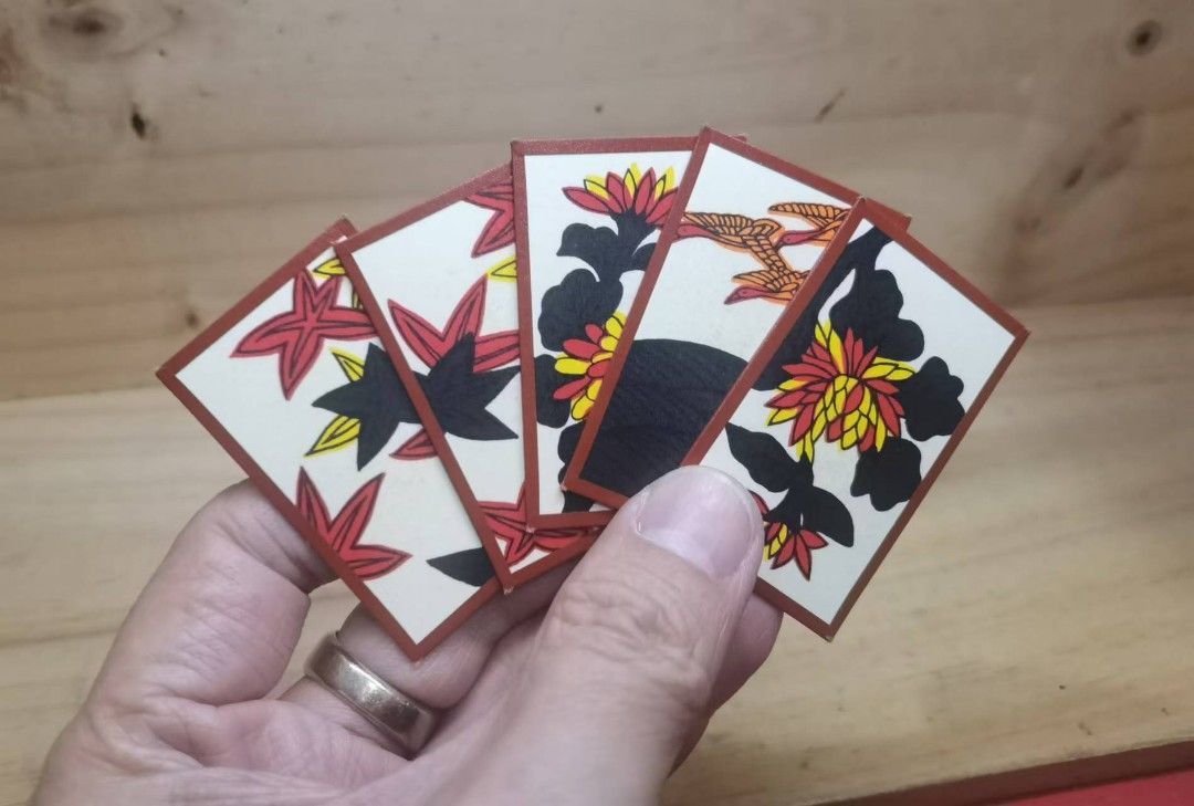 Vintage Old School Nintendo/Angel Japanese Playing Cards Hanafuda ...