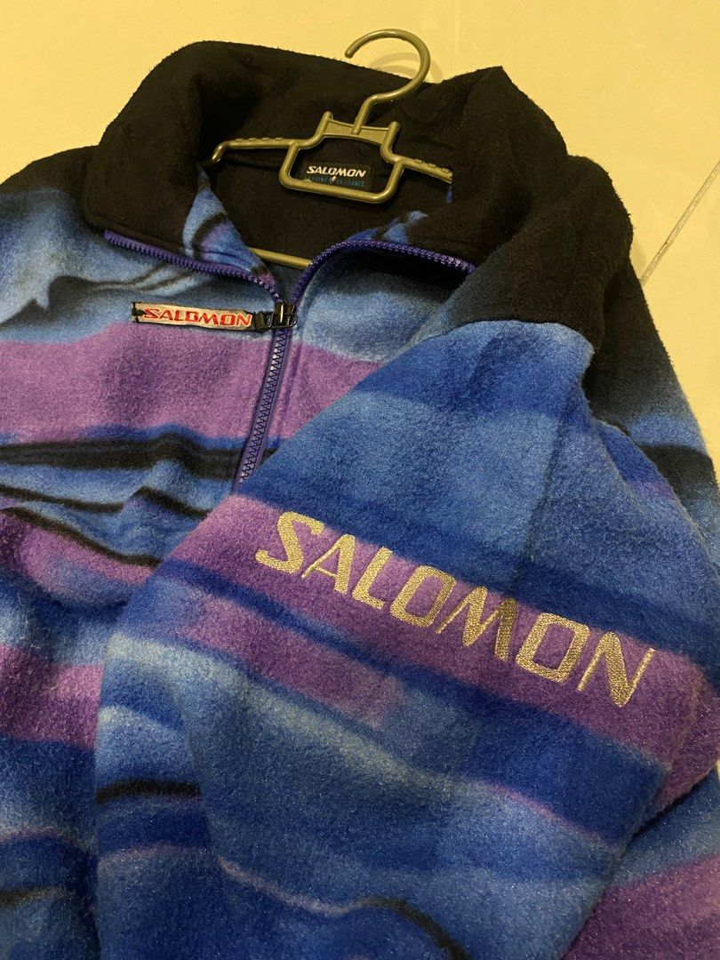 Vintage Saloman Jacket Fleece, Men's Fashion, Coats, Jackets and ...