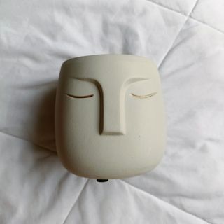 [SALE 31% OFF] White & Gold Kintsugi Handpainted Terracotta Pot Planter ...