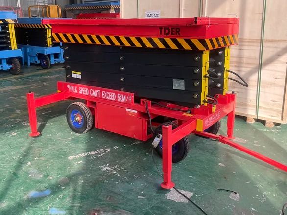 10 meters height Aerial Man Lifter Scissor Platform Lifter, Everything ...