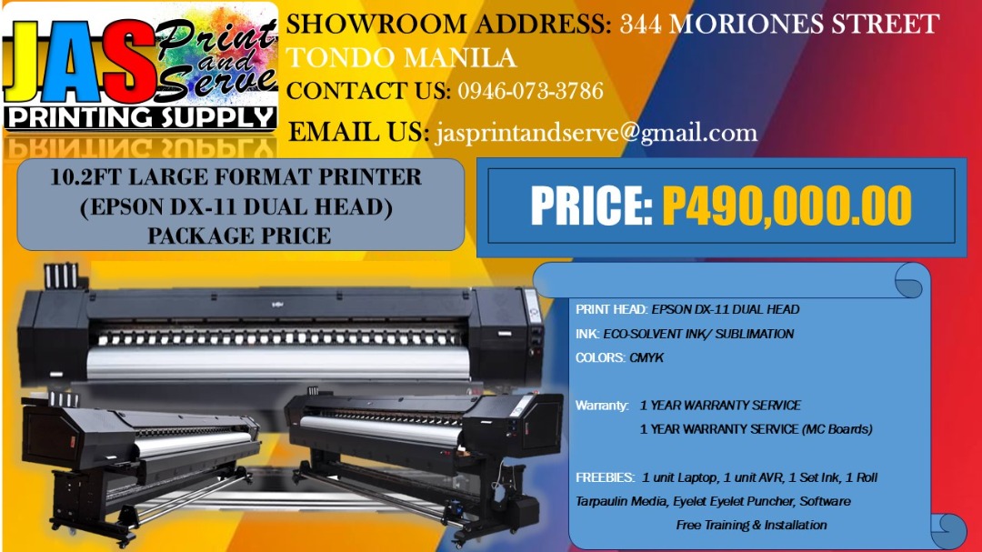 10FT PACKAGE PRICE! Large Format Printer Machine, Eco Solvent Printer ...