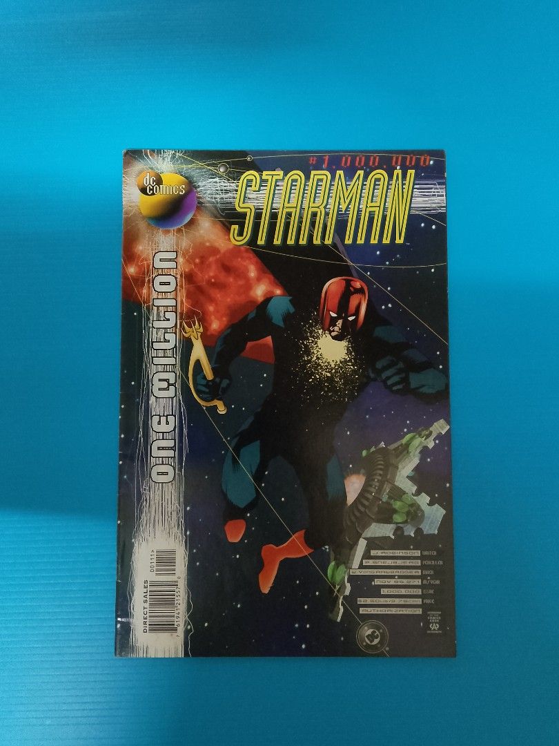 1st cover app Starman of 853rd Century ! Starman #1,000,000 ( Tony ...