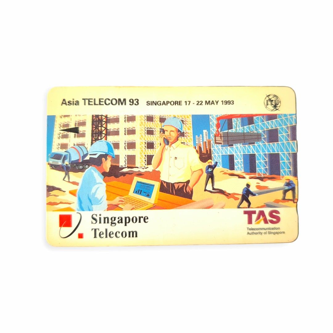 3 Vintage 1990s Phone Card Public Phone Calling Card 1993 Asia Telecom ...