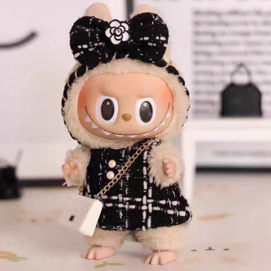 🛒 PopMart Labubu Clothes - Chanel Tweed Series- The Monsters Tasty ...