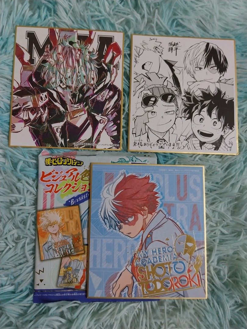 Anime artboard shikishi my hero academia mha kuroko no basket knb spy ...
