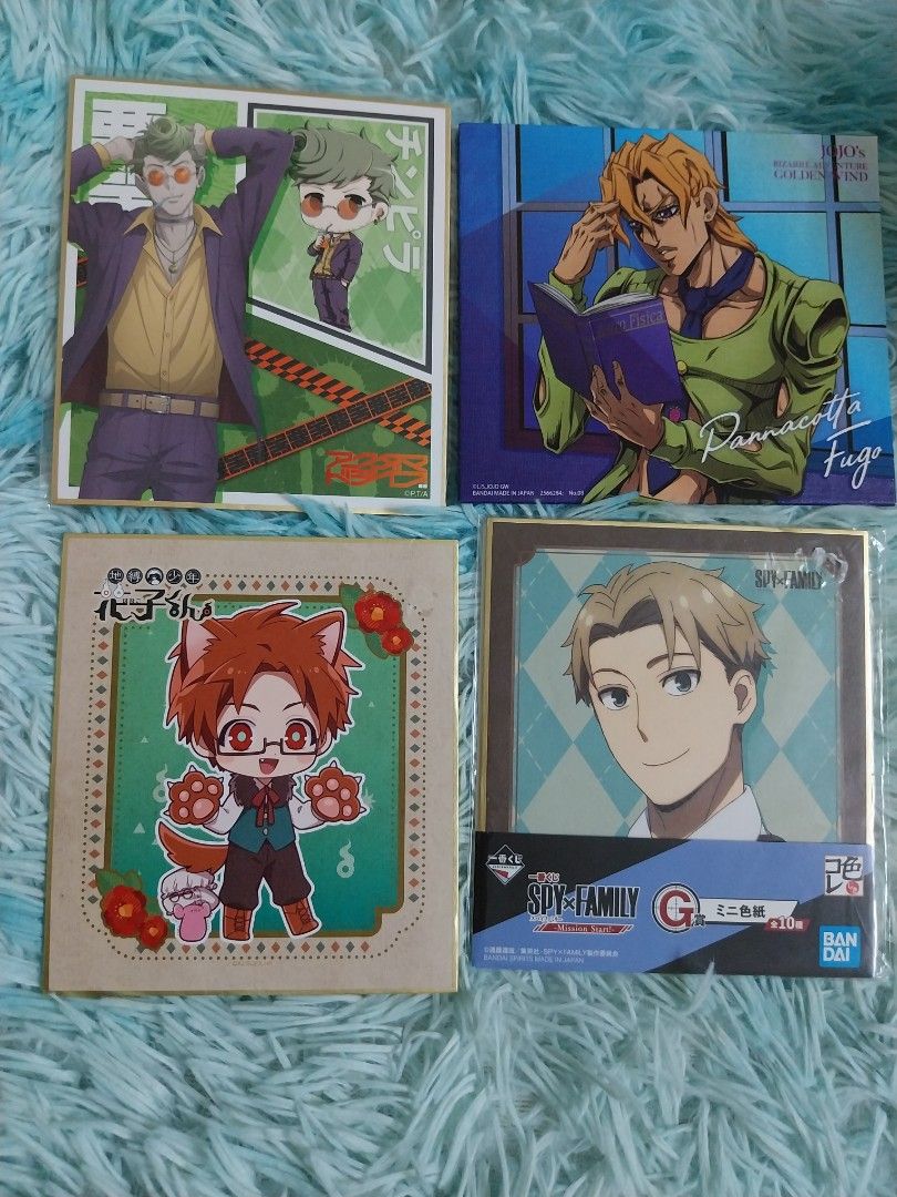 Anime artboard shikishi my hero academia mha kuroko no basket knb spy ...