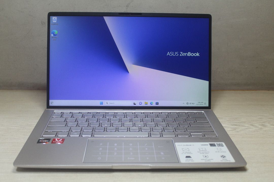 Asus zenbook 14 Ryzen 7 3700u Ram 8gb ssd 1TB Backlit key numpad ...