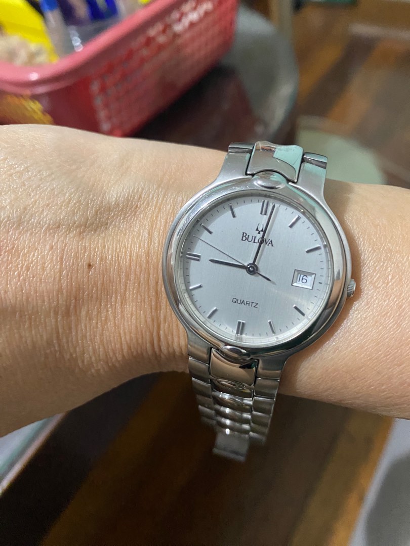 Authentic Bulova Swiss Ladies Watch, Women's Fashion, Watches ...