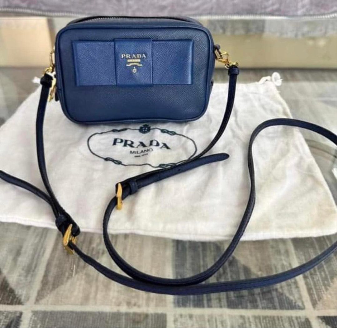 Authentic Prada Camera Bag, Luxury, Bags & Wallets on Carousell