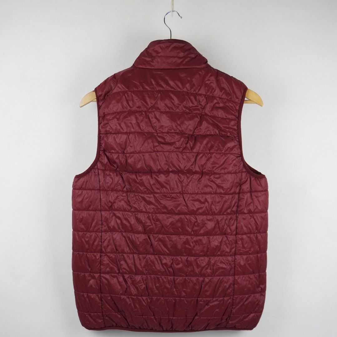 BC Factory Red Puffer Vest Light Weight (M-L), Men's Fashion, Tops ...
