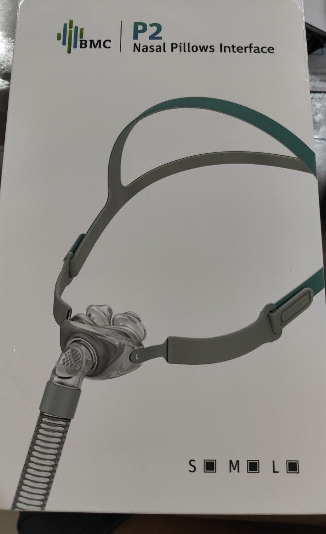 BMC P2 CPAP mask Nasal Pillows Interface, Health & Nutrition, Medical Supplies & Tools on Carousell