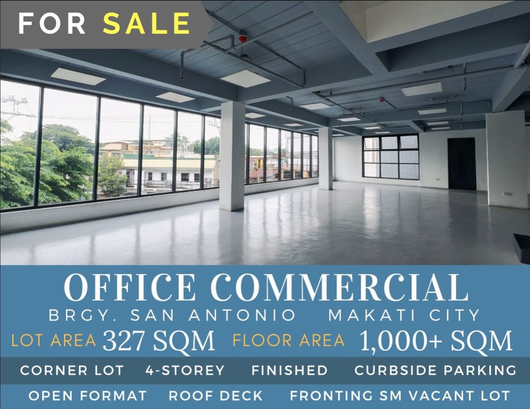Brgy. San Antonio Makati City Super Prime Corner New Commercial Office ...
