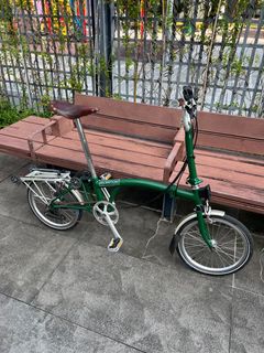 Brompton 原廠正品 小布 C line 2017 清漆銅焊 95新 M3, 運動產品, 單車及配件, 單車 - Carousell
