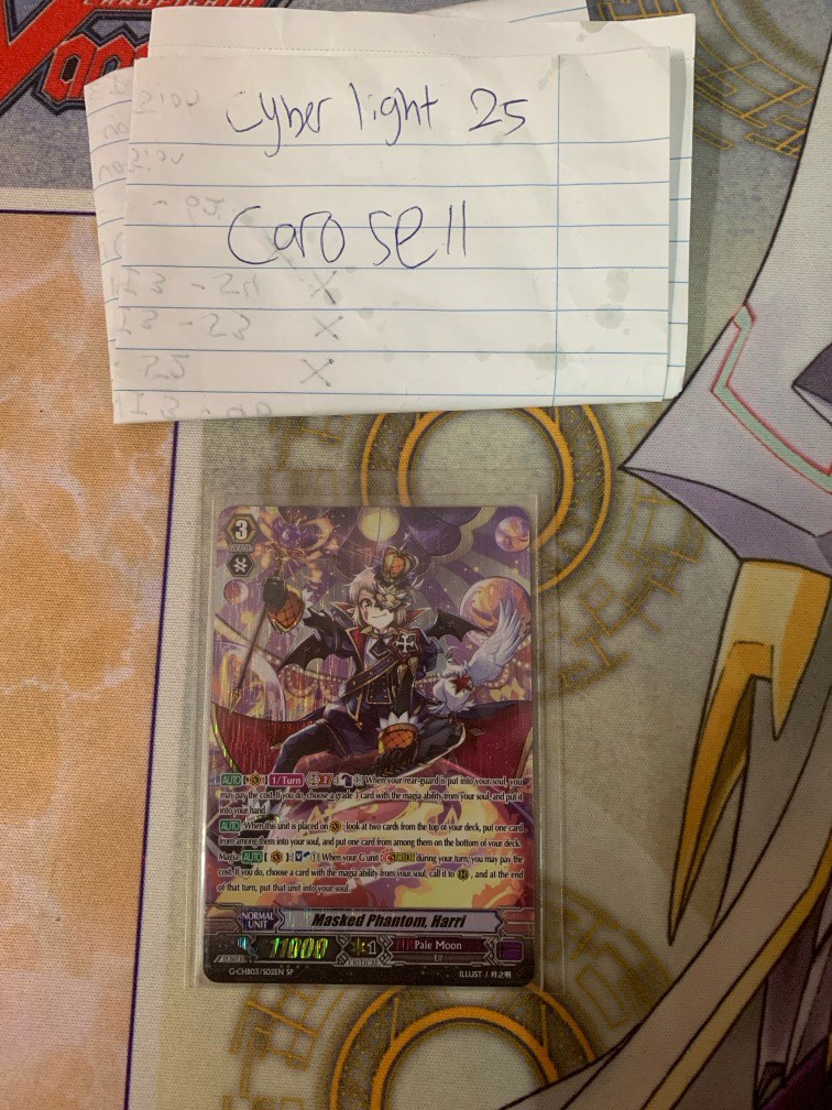 Cardfight vanguard English masked phantom harri SP, Hobbies & Toys ...
