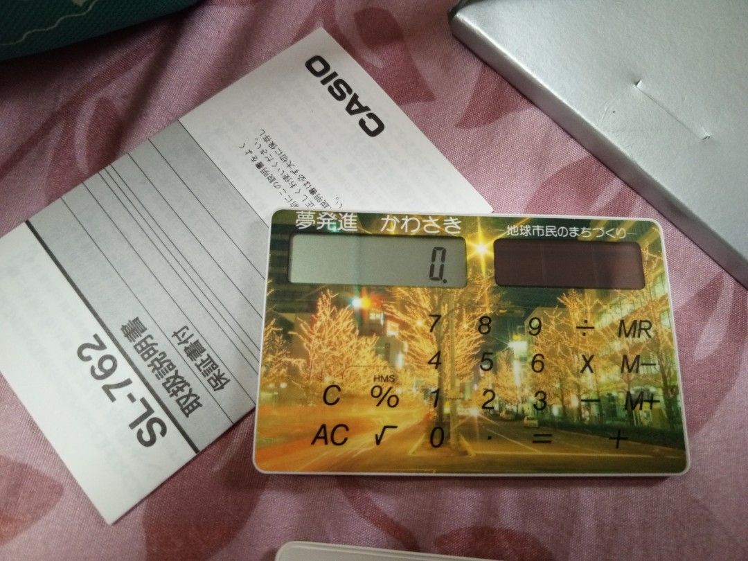 Casio card calculator Japan ., Hobbies & Toys, Stationery & Craft ...