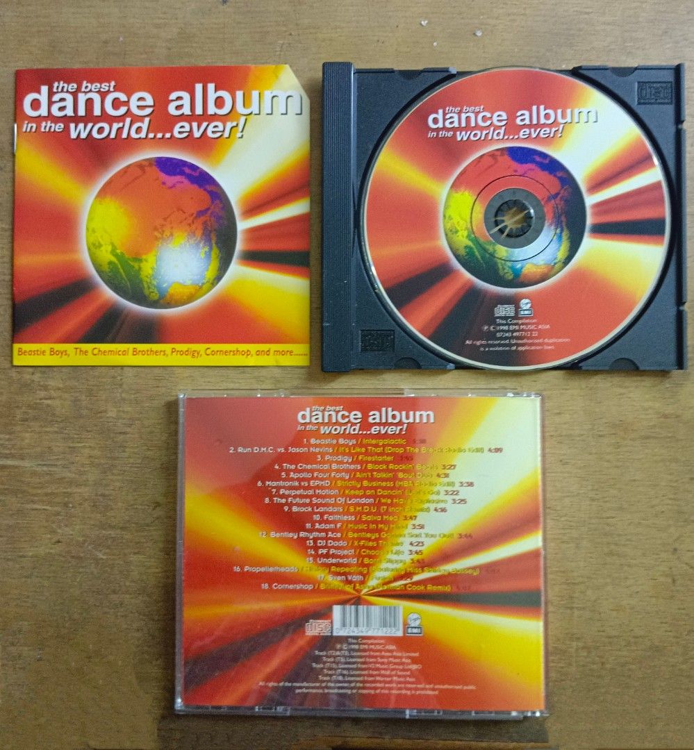 CD The Best Dance Album In The World... Ever !, Hobbies & Toys, Music ...